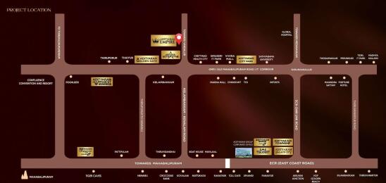 Adityaram Properties Adityaram Empire Map - Pudupakkam Village, Chennai ...
