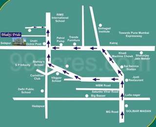 Aggarwal Associates Aggarwal Bhakti Pride Map - Undri, Pune Location Map