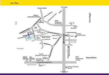 Agni Estates And Foundations Builders Agni BalaRaga Map - Ambattur ...