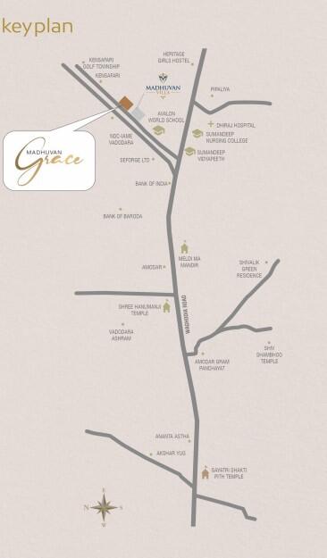 Agrawal Associates Vadodara Agrawal Madhuvan Grace Map - Waghodia Road ...