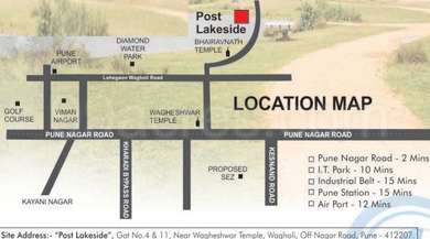 Agrawal-Royal House Developers Post Lakeside Map - Wagholi, Pune ...