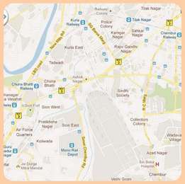 AHCL Builders AHCL Heights Map - Chembur, Mumbai Location Map