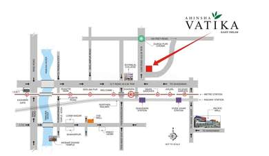 Ahinsha Builders and NBCC Ahinsha Vatika Map - Shahadra, East Delhi ...