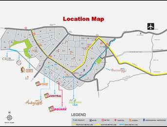 AIPL Joy Gallery Map - Sector 66 Gurgaon Location Map