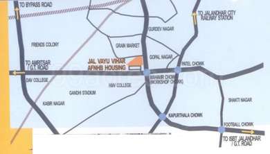 Air Force Naval Housing Board Jal Vayu Vihar Map - Adarsh Nagar ...