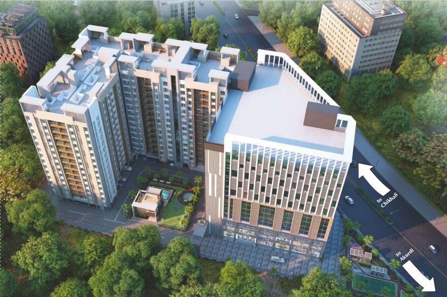 Aishwaryam Courtyard Gold Chikhali, Pune | Price List & Brochure, Floor Plan, Location Map & Reviews