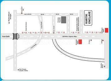 Ajara Builders Ajara Kartik Enclave Map - Sadullapur, Greater Noida ...