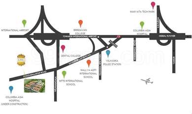 Ajmal Properties Ajmal Enclave Map - Doddaballapur, Doddaballapur Road ...