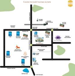 Ajmal Properties Ajmal Naunihal Map - Whitefield, Bangalore Location Map