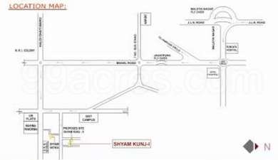 Akanksha Associates Akanksha Shyam Kunj 1 Map - Ramnagariya, Jaipur ...