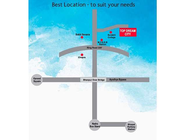 Akash Top Dream City Huzur, Bhopal Resale Price List, Brochure, Floor ...