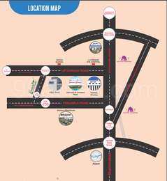 AKRs Properties AKR Sunrise Gardens Map - Kothur, Hyderabad Location Map