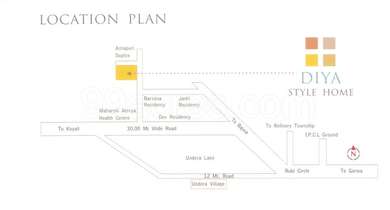 Akruti Group Akruti Diya Style Home Map - Undera, Vadodara Location Map