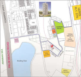 Akshar Developers Akshar Siddhi Heights Map - Sector-28 Nerul, Navi ...
