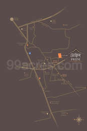 Akshar Developers Akshar Pride Map - Atladra, Vadodara Location Map