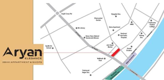 Akshar Infra Ahmedabad Akshar Aryan Elegance Map - Paldi, Ahmedabad ...