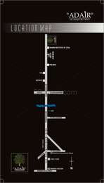 Akshaya Adair Map - Padur, Chennai South Location Map