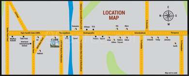 Akshaya Cube Map - Thoraipakkam, Chennai Location Map