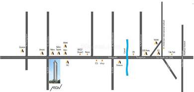Akshaya Abov Map - Padur, Chennai Location Map
