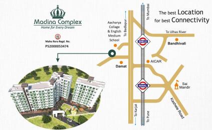 Al-Hamd Developers Madina Complex Map - Neral, Mumbai Location Map