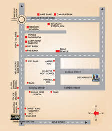 Alankar Constructions Builders Alankar Orchard Map - Selaiyur, Chennai ...