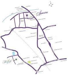 Alembic Real Estate Alchemy Samsara Map - Chhani, Vadodara Location Map