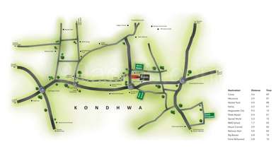 Alcon Builders And Promoters Alcon Signare Map - Kondhwa Budruk, Pune ...