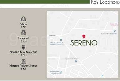 Alcon Constructions Goa Alcon Sereno Map - Gogol, Goa Location Map