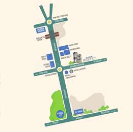 Alcove Realty Alcove Regency Map - Topsia, Kolkata South Location Map