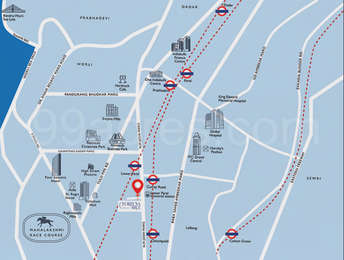 Nandivardhan Group Nandivardhan Fortuna Blue Map - Lower Parel, Mumbai ...