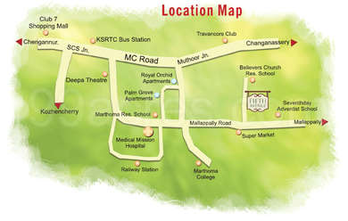 Alpine Homes India Alpine Fifth Avenue Map - Thiruvalla, Pathanamthitta ...