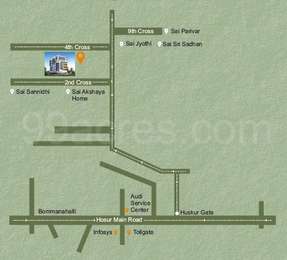 Amaravathi Builders Amaravathi Sai Nethra Map - Electronic City ...