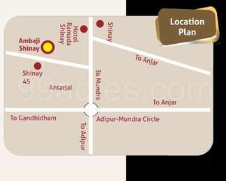 Ambaji Infracon Ambaji Shinay Map - Shinay, Kutch Location Map