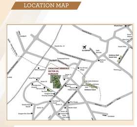 Ambience Group Ambience Creacions Map - Sector 22 Gurgaon Location Map