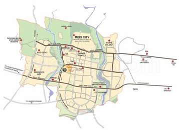 Ambika Realcon Ambika Florence Park Map - Mullanpur, Chandigarh ...