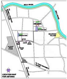 Amit Enterprises Builders Amit Astonia Map - Balewadi, Pune Location Map