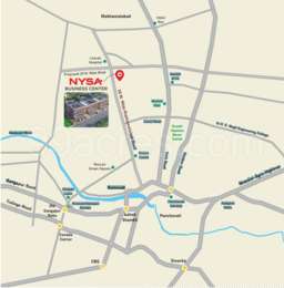 R.D Buildwell Nysa Business Center Map - Makhmalabad, Nasik Location Map