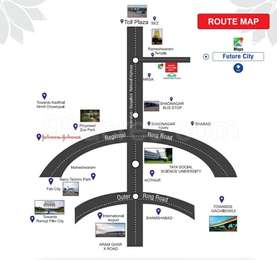 Swarnabhoomi Infra Future City Map - Shad nagar, Rangareddy Location Map