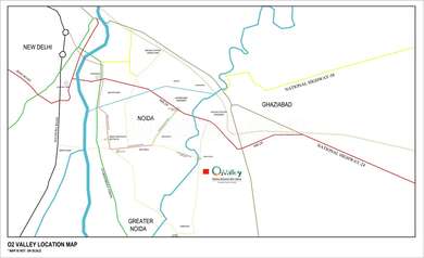 O2 Habitat Builders O2 Valley Map - Techzone 4 Greater Noida West ...