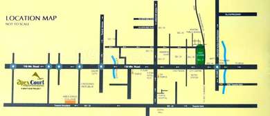 Apex Infraventures Apex Court Map - Greater Noida West Location Map