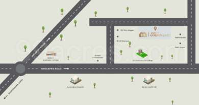 Amruth Properties Amruth Golden Gate Map - Havambhavi, Bellary Location Map