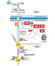 Anam Life Infra Heights Anam Valley Map - Faizabad Road, Lucknow ...