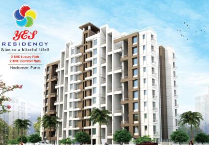 2 BHK Apartment / Flat for sale in Yes Residency Hadapsar Pune - 976 Sq ...