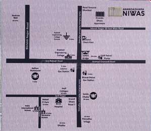 Anandadhara Niwas Map - Gopalpur, Asansol Location Map