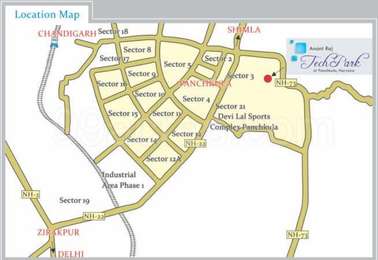 Anant Raj Group and Monsoon Capital Anant Raj Tech Park Map - Sector-22 ...