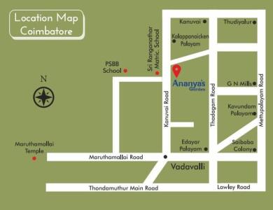 Ananya Shelters Ananyas Garden At Kalappanaicken Palayam Map ...