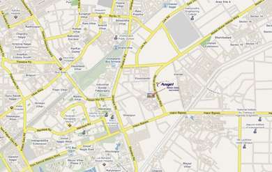 Angel Buildcon Angel Mega Mall Map - Kaushambi, Ghaziabad Location Map