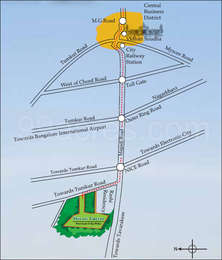 Anika Developers Shivani Greens Map - Magadi Road, Bangalore Location Map