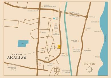 Ankur Foundations Ankur Aralias Map - Sholinganallur, Chennai Location Map