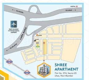Anmol Builders Anmol Shree Apartment Map - Ulwe, Navi Mumbai Location Map